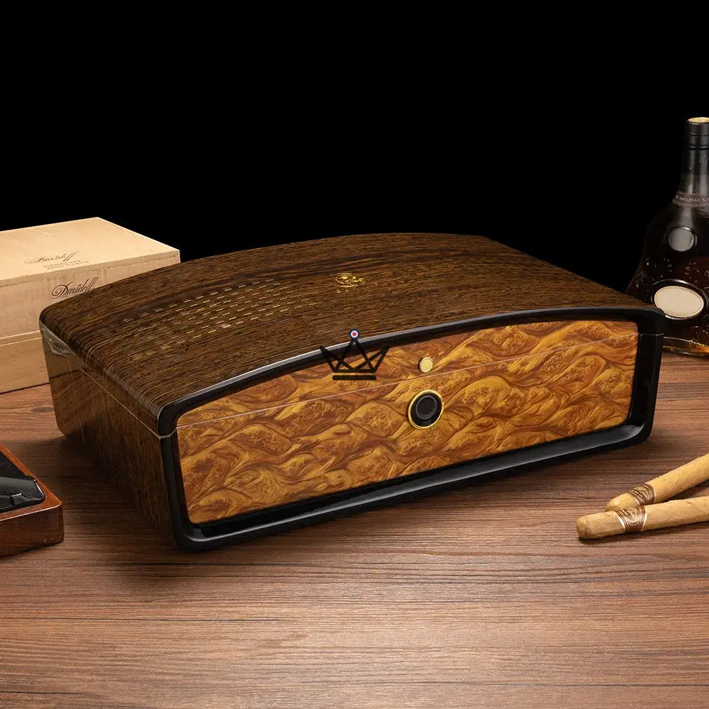 GUEVARA Cigar Humidor - Fingerprint and Natural Cedar – Atelier Atypique