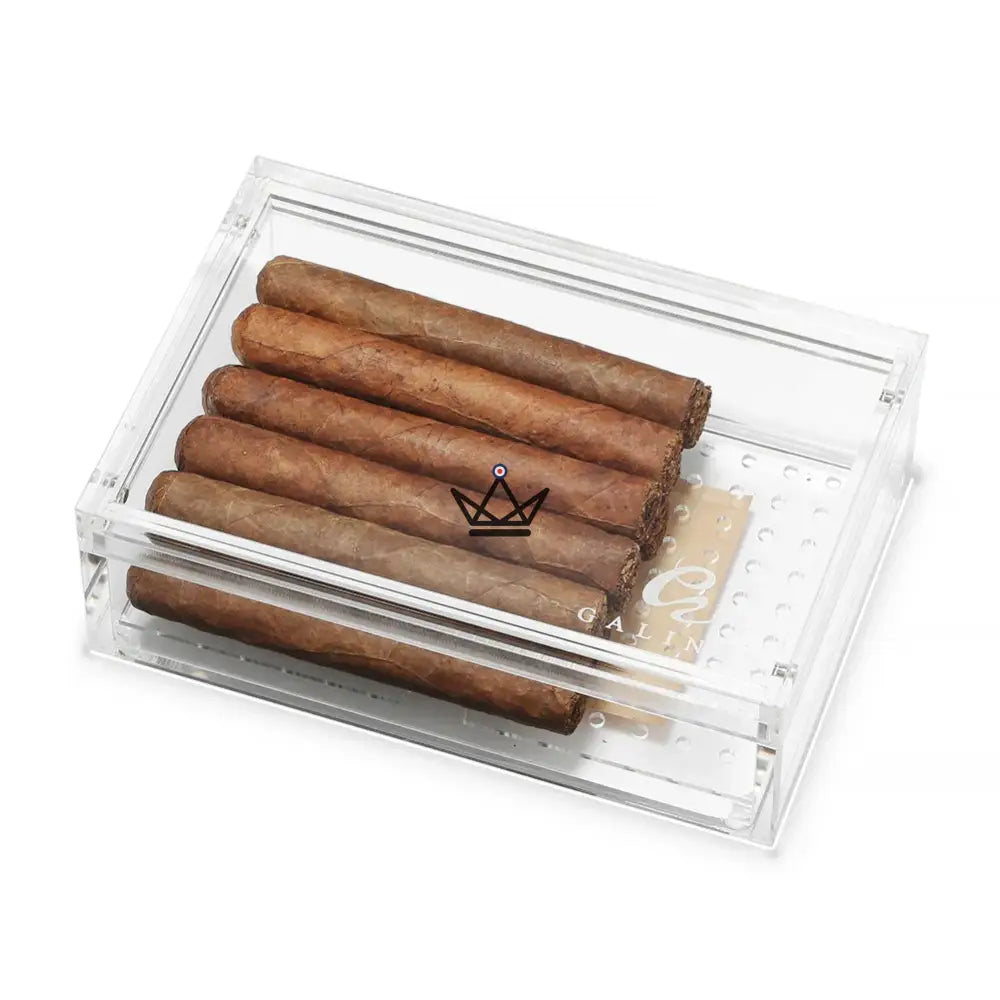 Crystal Clarity Transparent Cigar Humidor - Modern Design – Atelier ...