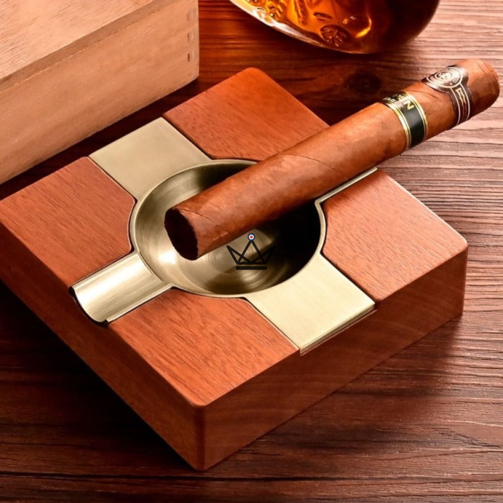 IRON BELT Ashtray: Modern Elegance for 2 Cigars – Atelier Atypique